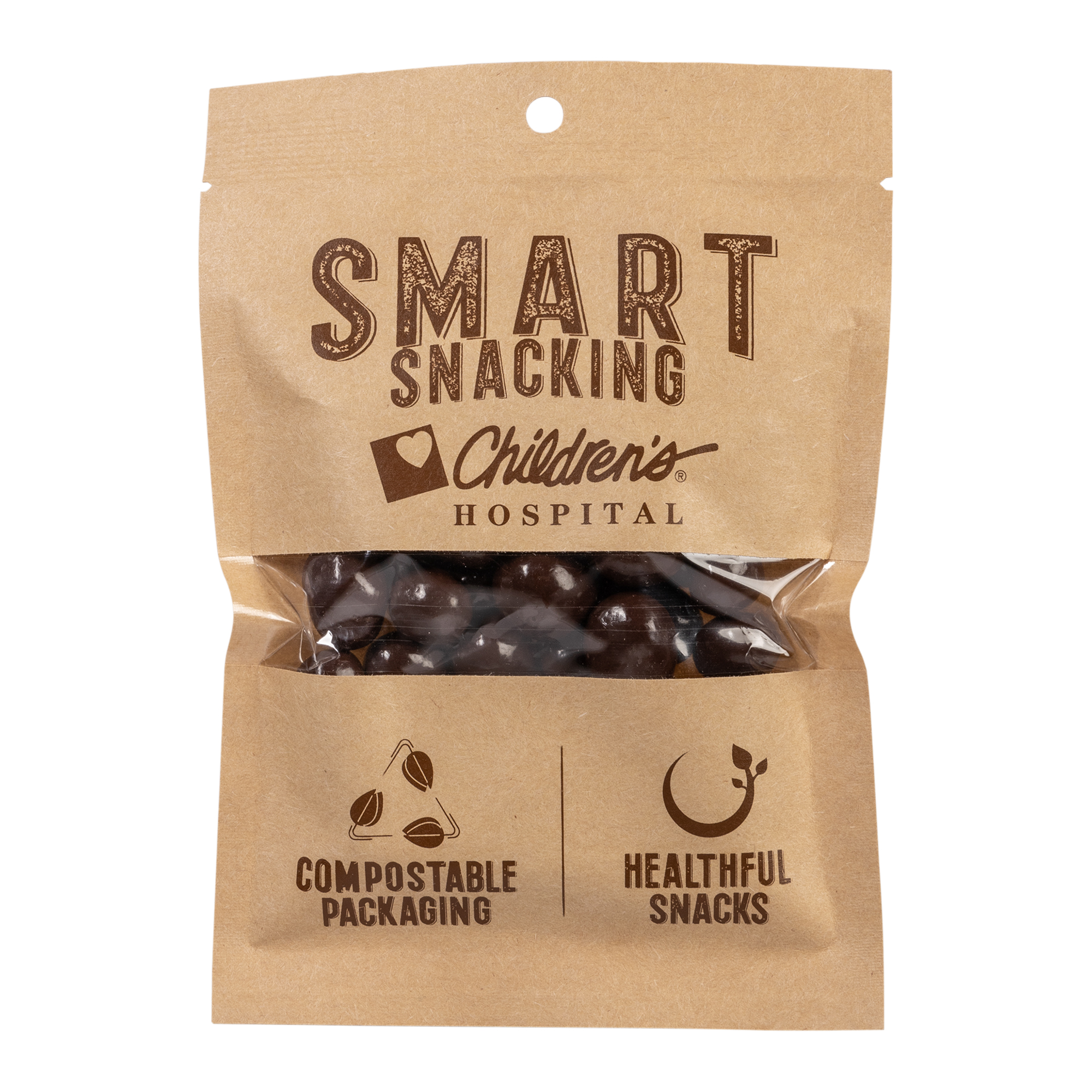 Home Food & Bev Chocolate FairTrade Chocolate in Compostable Kraft Pouch