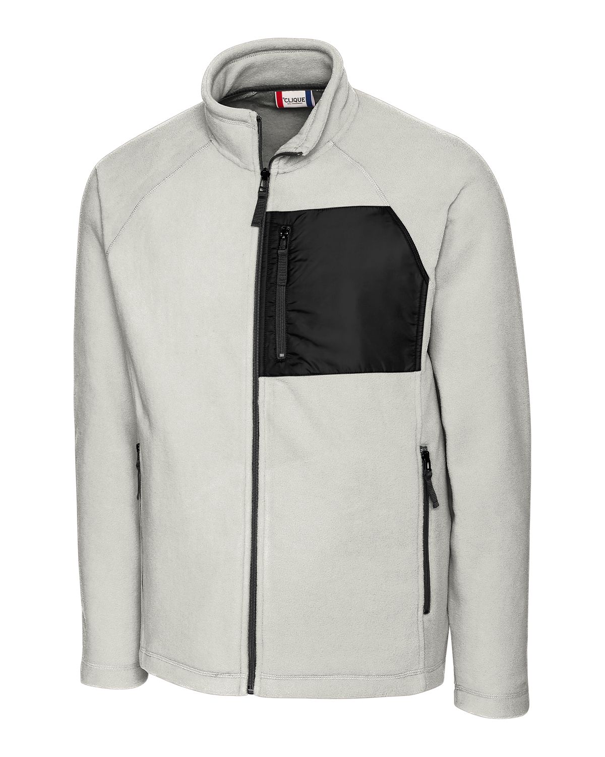 Home Apparel Outerwear Clique Men's Summit Microfleece Hybrid Full Zip