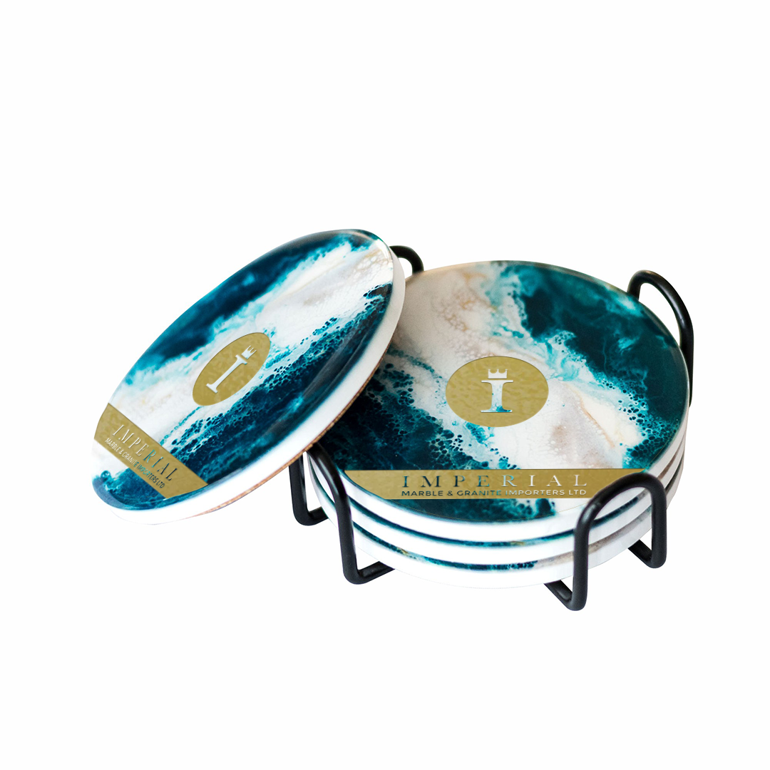 Ceramic Resin Coasters